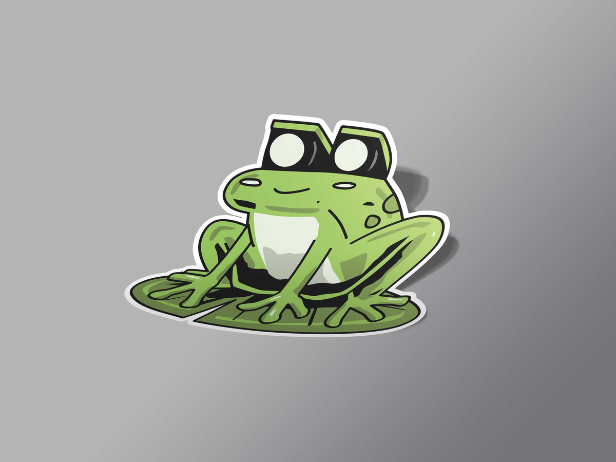 Miata Frog Sticker – RUBADUB MEDIA