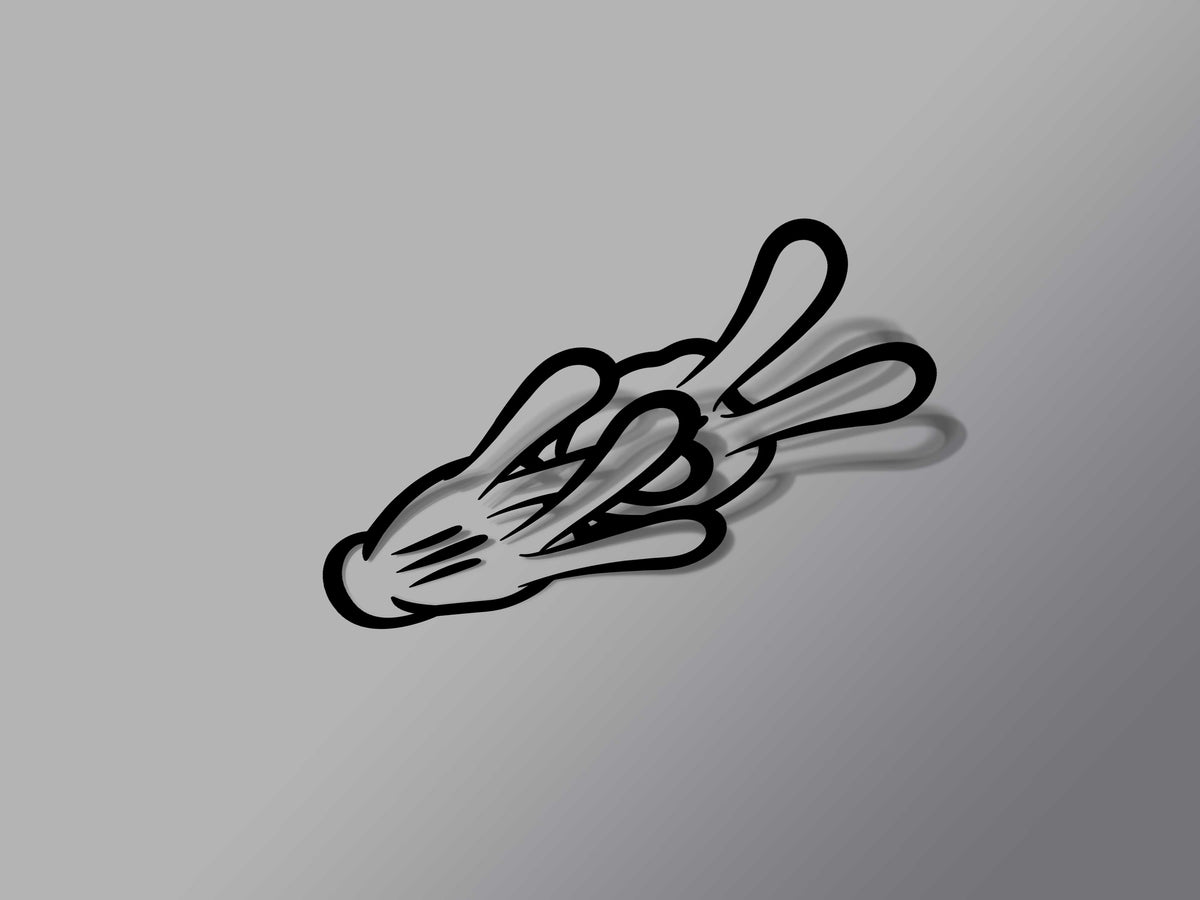 VW Hands Finger Decal - Large – RUBADUB MEDIA