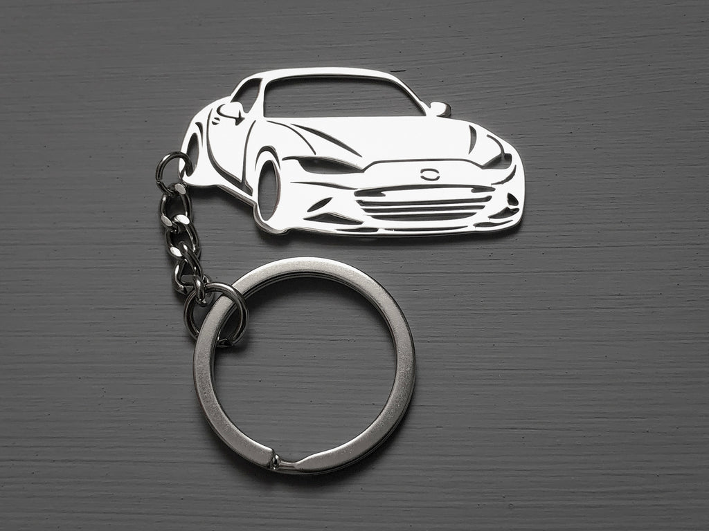 Laser Cut ND Miata Keychain – RUBADUB MEDIA